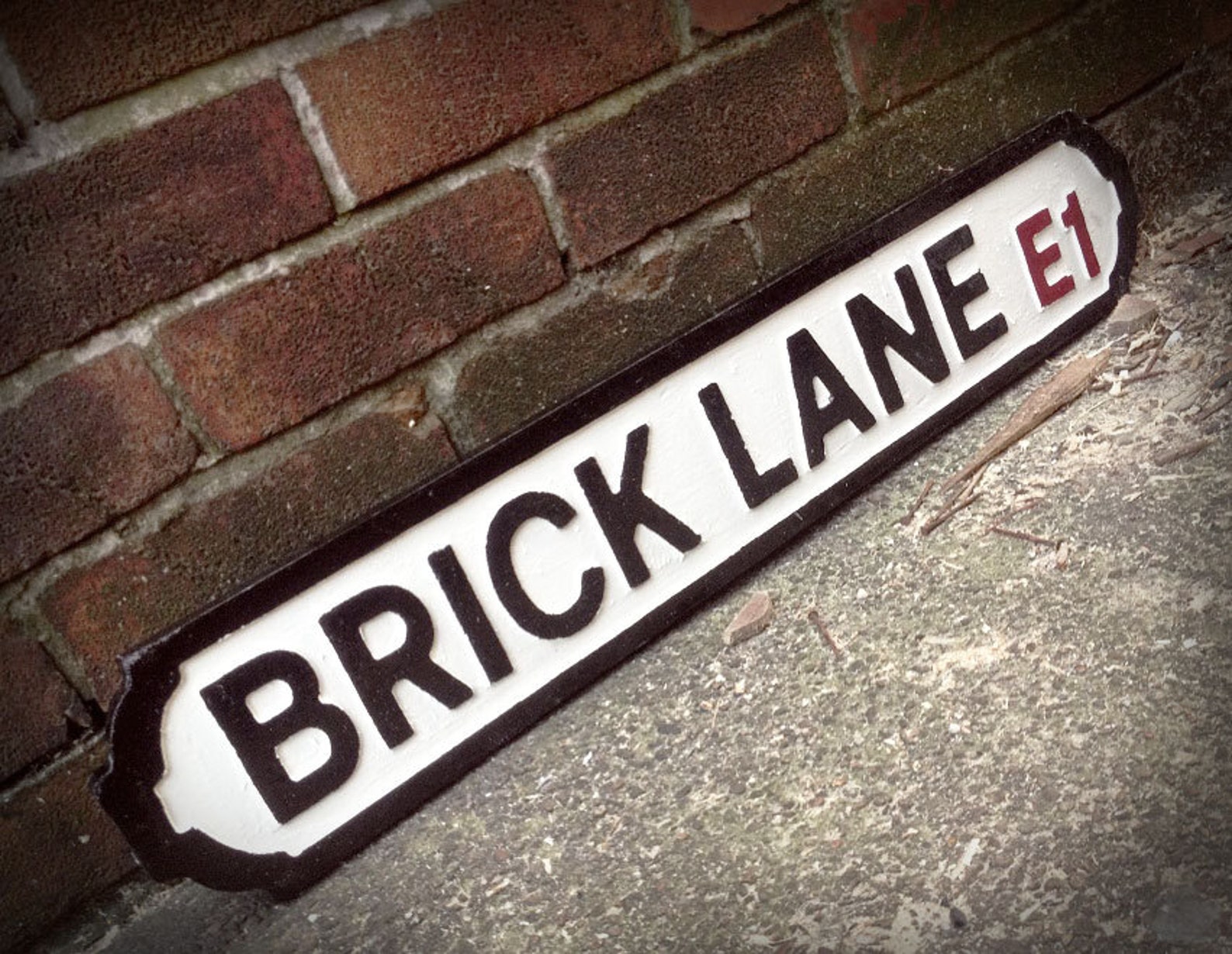 Brick Lane Old Fashioned Faux Cast Iron London Street Sign - Etsy