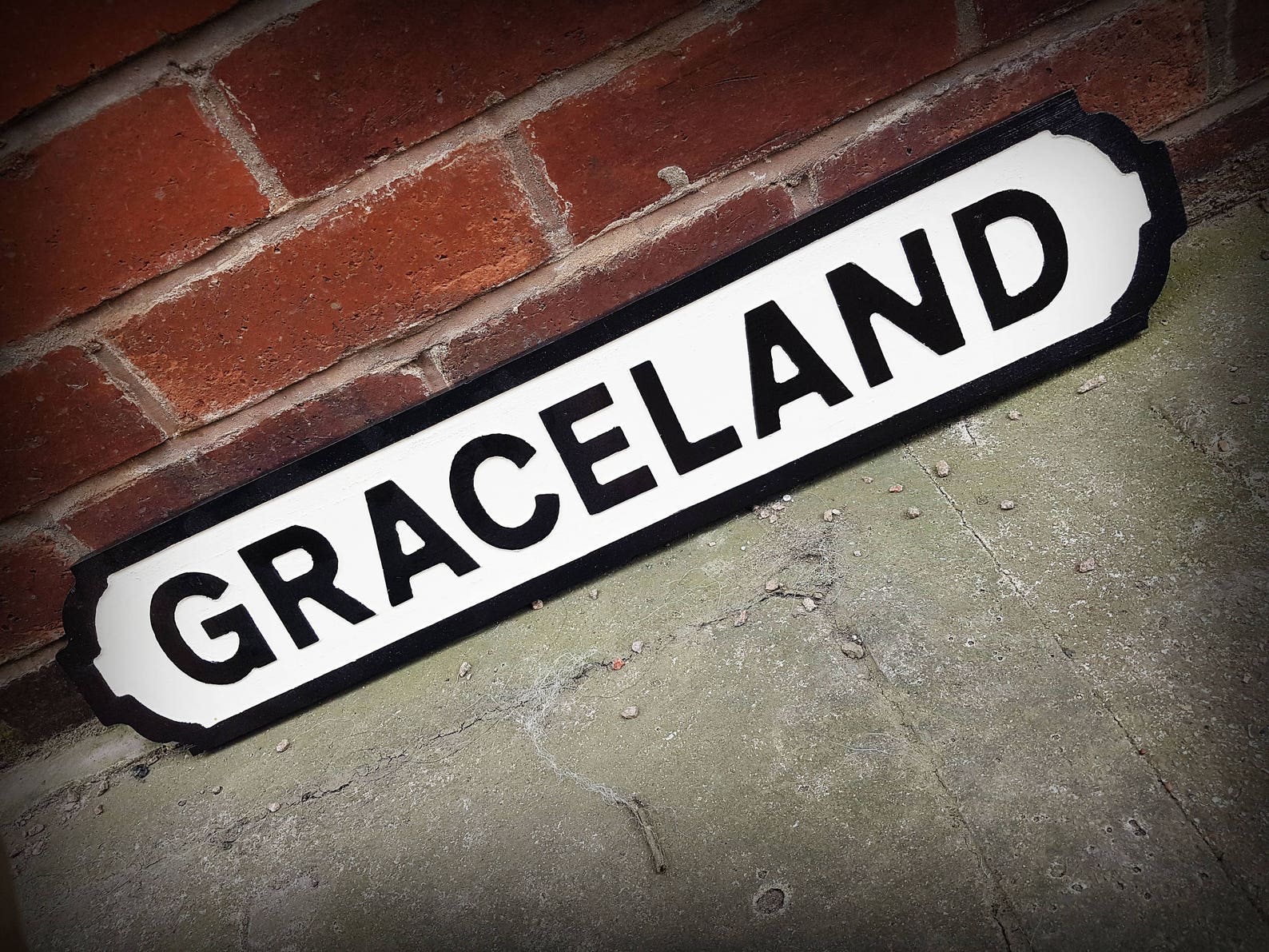 Elvis Presley Inspired Graceland Faux Cast Iron Street Sign - Etsy