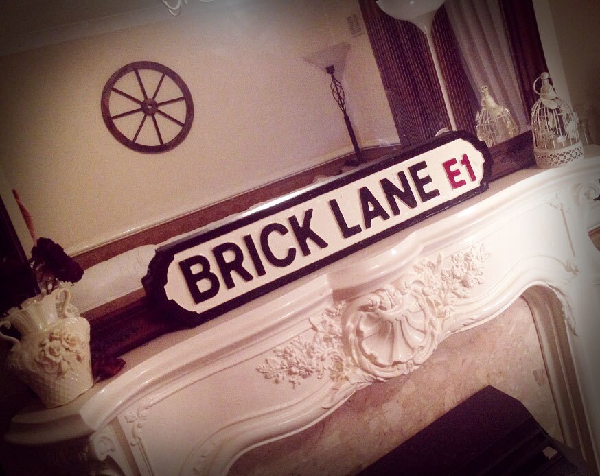 Brick Lane Old Fashioned Faux Cast Iron London Street Sign - Etsy