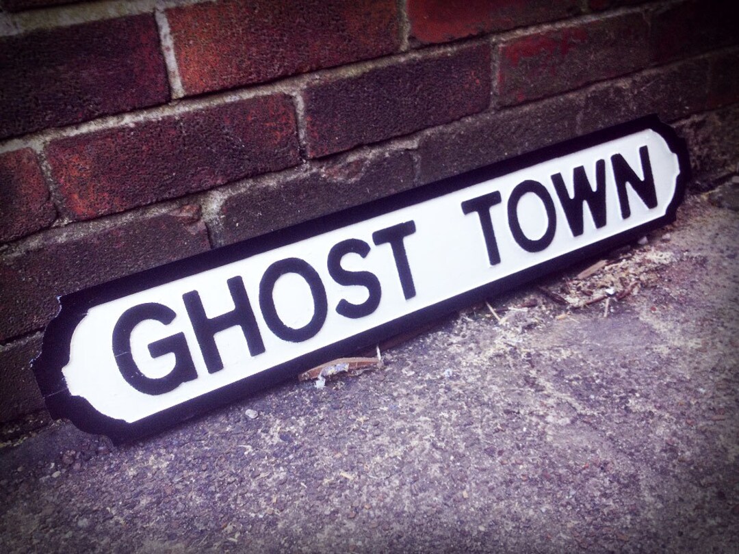The Specials Inspired Ghost Town Old Fashioned Faux Cast Iron ...
