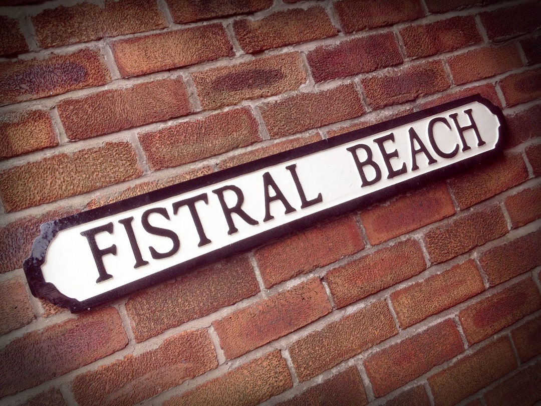 Fistral Beach Newquay Old Fashioned Street Sign - Etsy