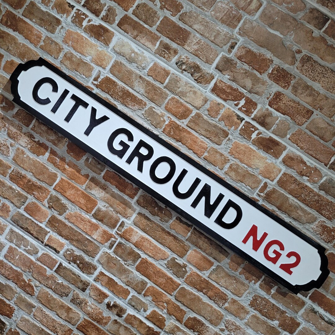 City Ground Old Fashioned Faux Cast Iron Customisable Nottingham Street ...