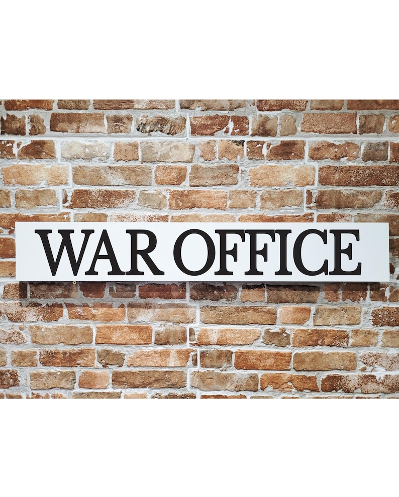 War Office World War 2 Themed Sign Military RAF MOD Army War WW1 WW2 ...