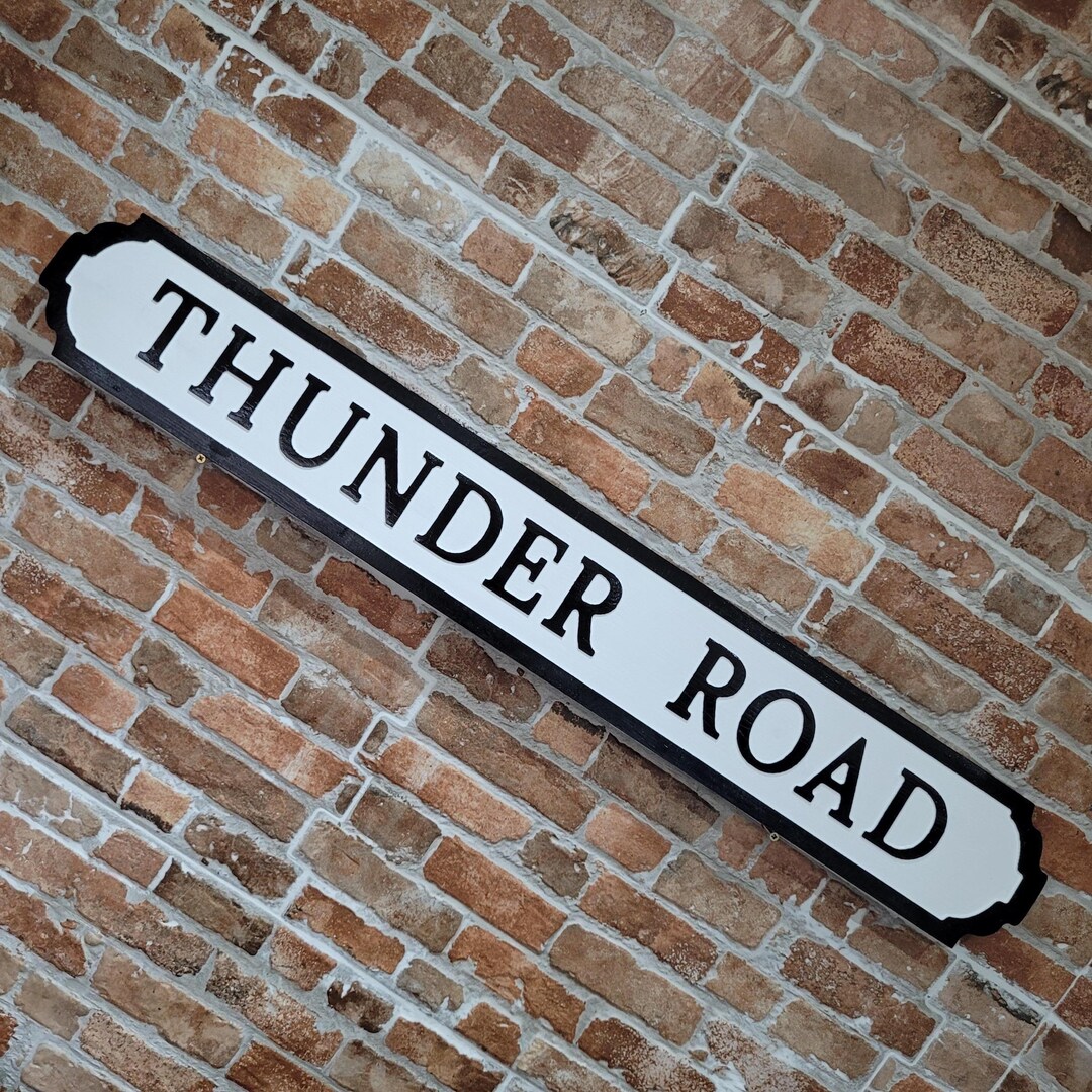 Bruce Springsteen Inspired Thunder Road Old Fashioned Faux Cast Iron ...