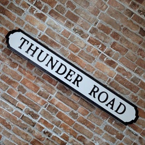 Bruce Springsteen Inspired Thunder Road Old Fashioned Faux Cast Iron ...