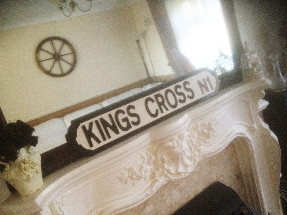 Kings Cross Old Fashioned Wood London Street Sign - Etsy