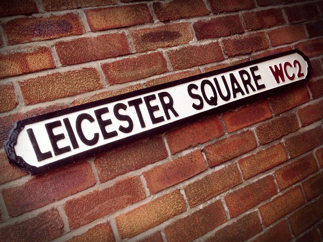 Leicester Square Old Fashioned Faux Cast Iron London Street Sign - Etsy