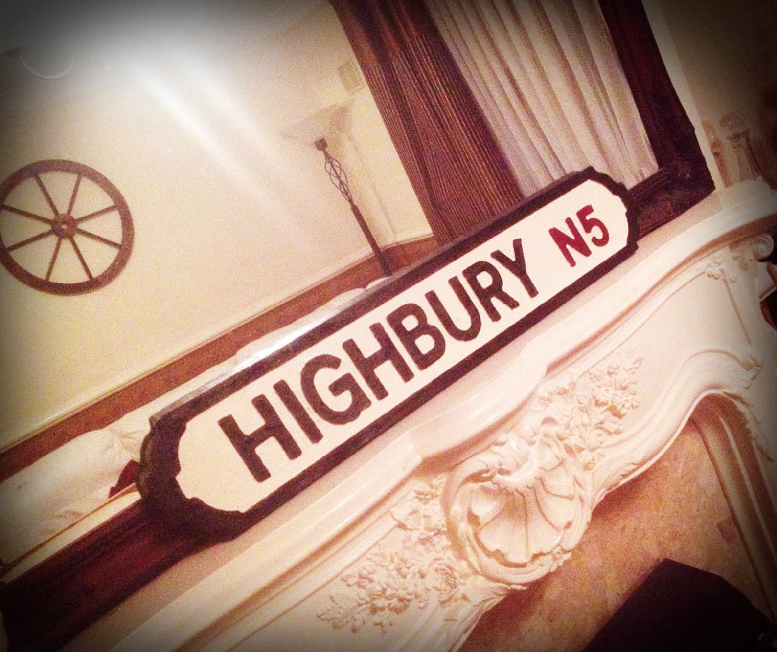 Highbury Faux Cast Iron Old Fashioned Street Sign | Etsy