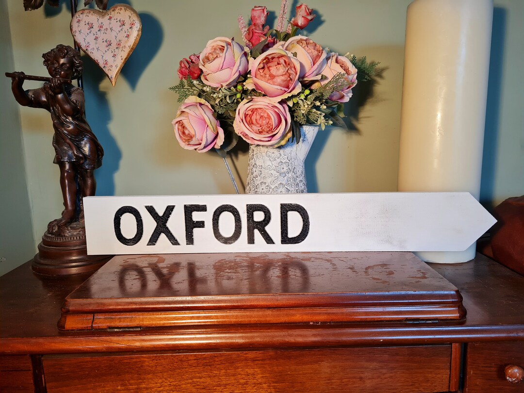 Oxford Aged Basic Old Style British Road Sign - Etsy