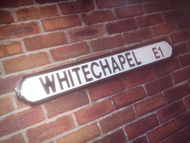 Whitechapel Old Fashioned Wood London Street Sign - Etsy