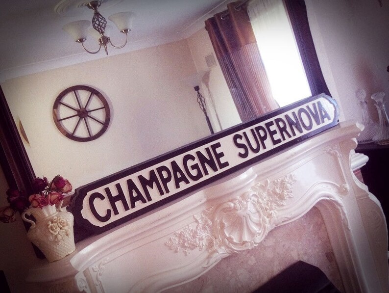 Oasis Champagne Supernova Street Sign - Etsy UK