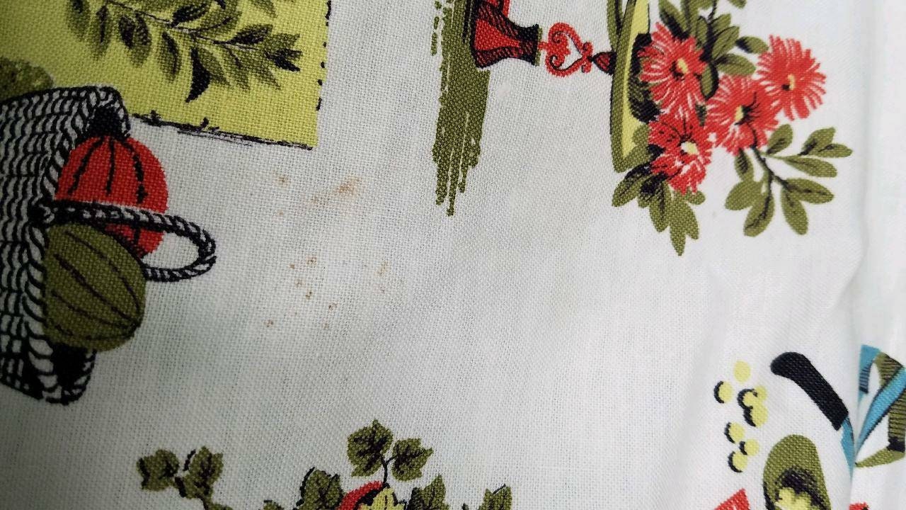 Vintage Kitchen Print Fabric (4+ Yards) - Etsy