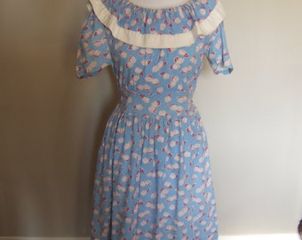 Dice Print Dress - Etsy