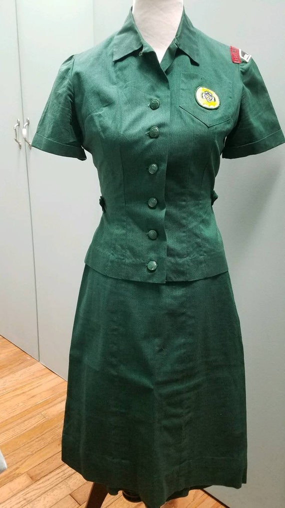 Vintage Girl Scout Uniform Gem