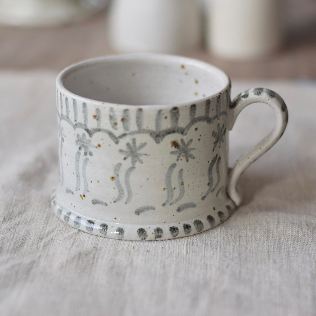 Ceramic Mug, Handmade, Hand Painted Pottery - Etsy