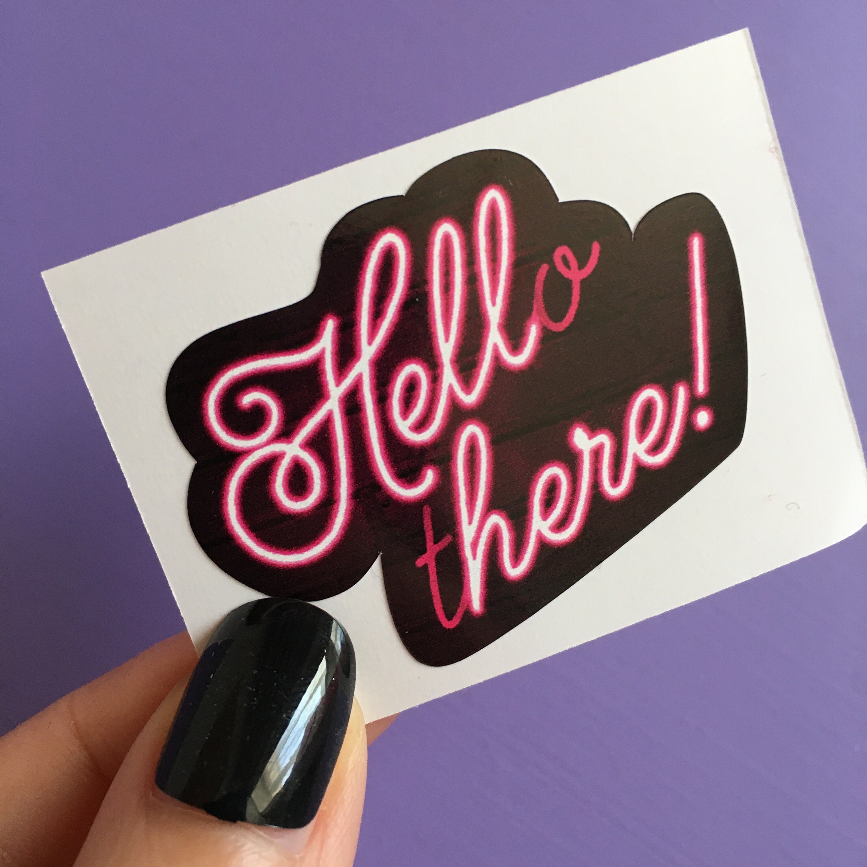 Hell Here Sticker Cool Stickers Pastel Gothic Stickers | Etsy UK
