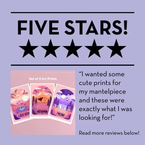 Set of 3 Cryptid Travel Poster Art Prints, Loch Ness, Mothman, Fresno ...