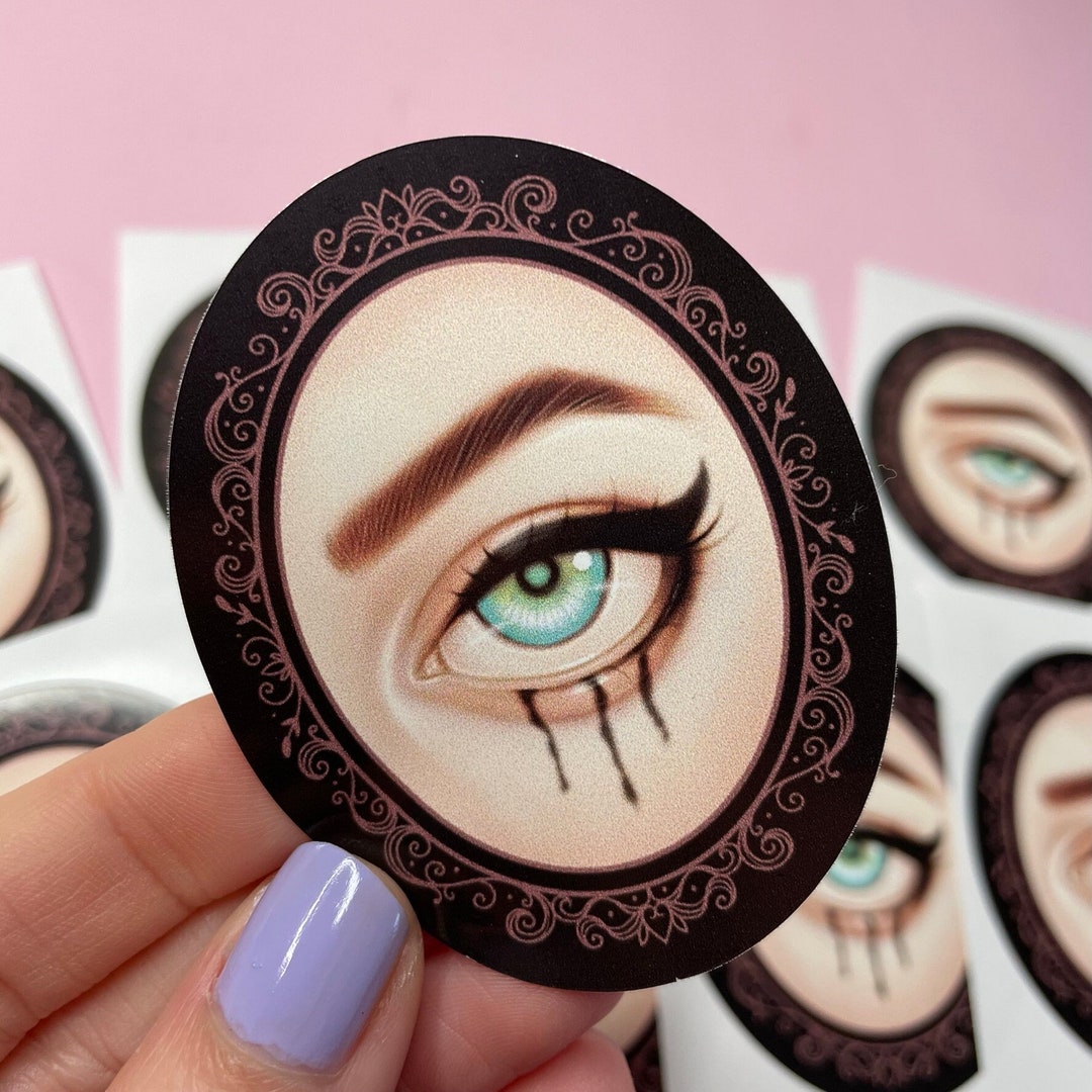 Gothic Eye Sticker, Spooky Stickers - Etsy