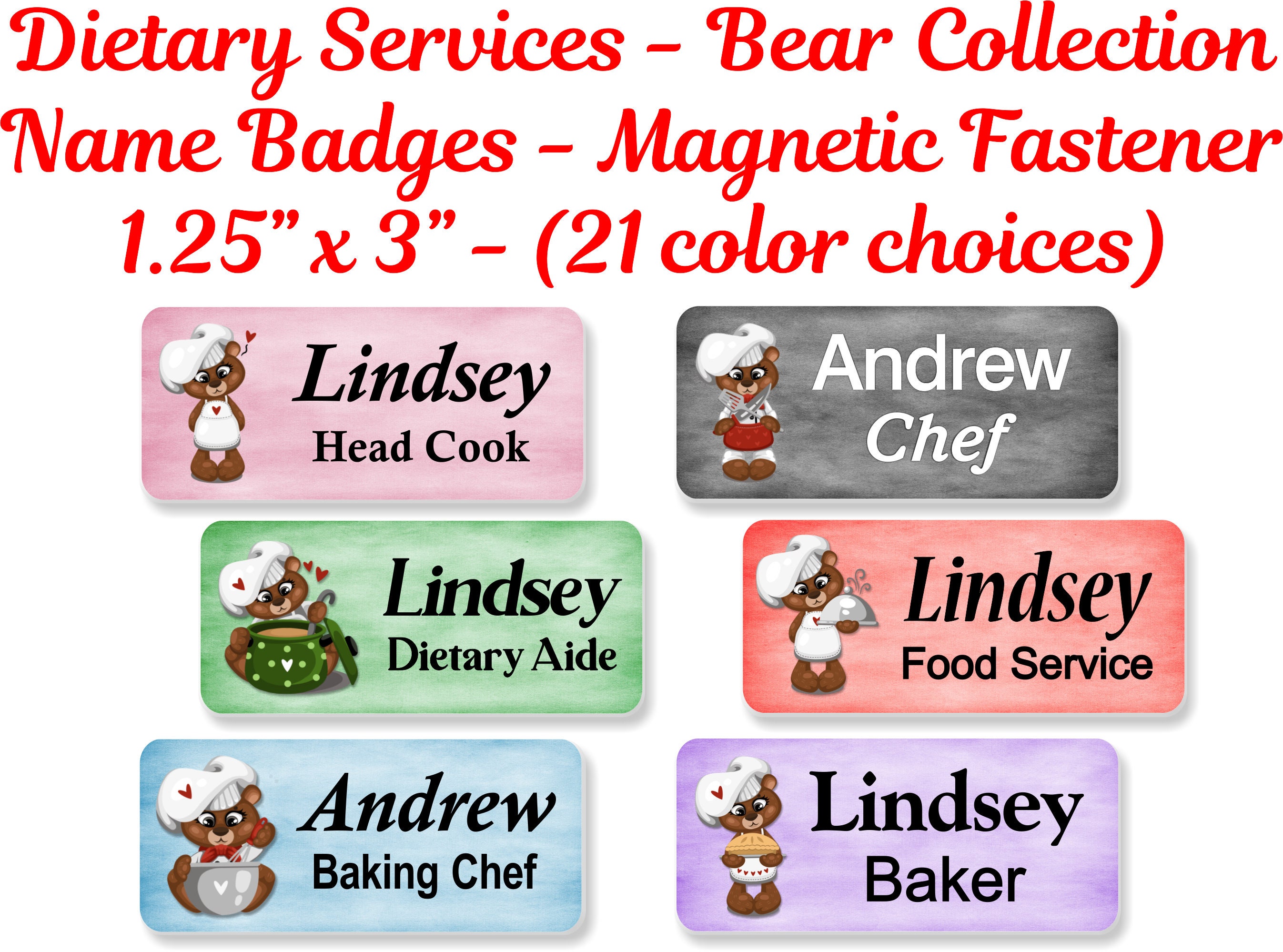 Health Care Name Badges