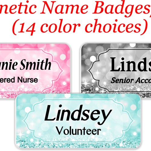 Teacher Name Tag Name Badge Personalized Custom ID Tag - Etsy Canada