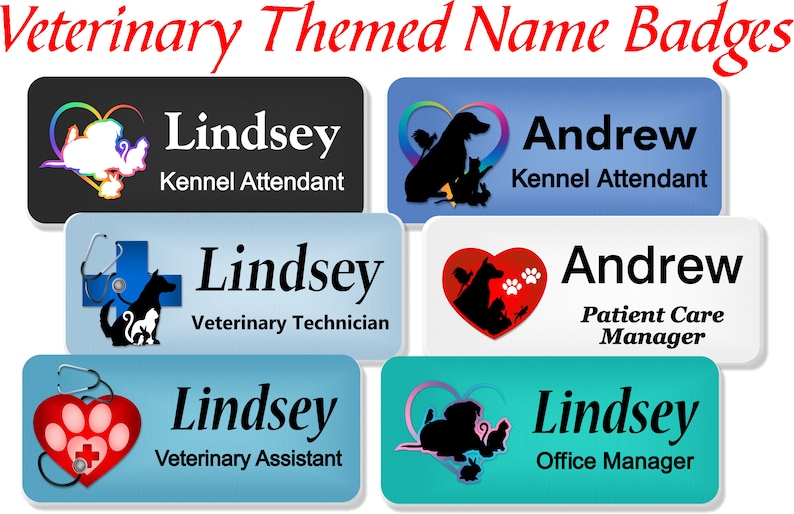 Veterinary Staff Magnetic Name Badge Vet Name Tag Etsy veterinary-staff-magnetic-name-badge-vet-name-tag-etsy