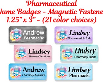 Pharmacist Id Badge - Etsy
