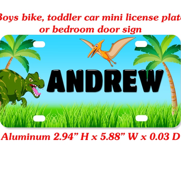 Dinosaur License Plate Frame - Etsy