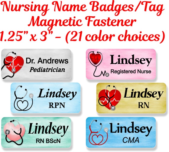 Health Care Name Badges