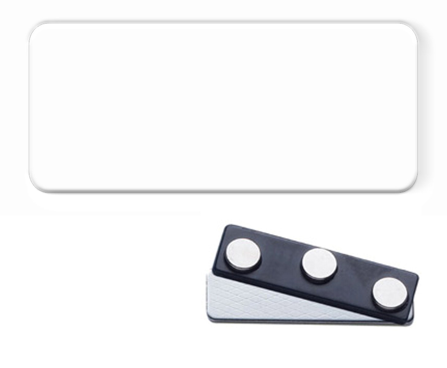 Magnetic Name Tag Name Badge Personalized Custom ID Tag - Etsy