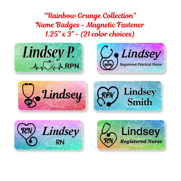 Nurse Name Tag - Etsy