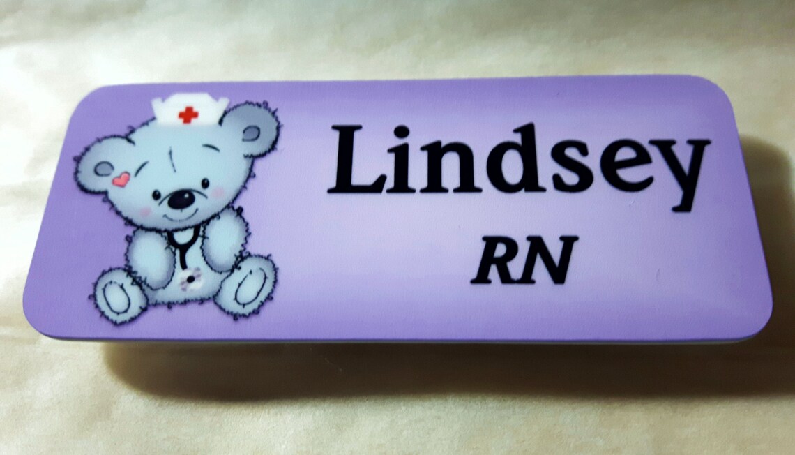 Pediatrics Name Tag Name Badge Personalized Custom ID Tag - Etsy