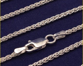 Sterling Silver Twist Rope Chain, Twist Bali Chain, 925 Silver Twist ...