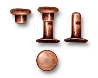 Copper rivets | Etsy