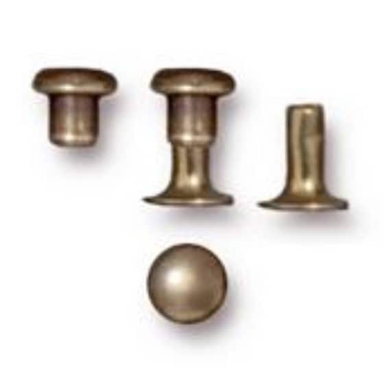 4mm Compression Rivets Brass Ox USA Seller Authorized | Etsy
