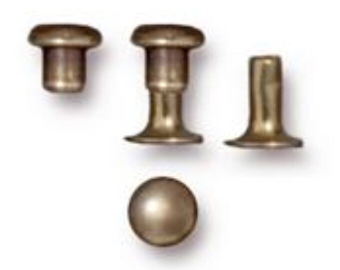 4mm Compression Rivets, Brass Ox USA Seller, Authorized Tierracast ...