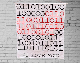 Binary fabric | Etsy