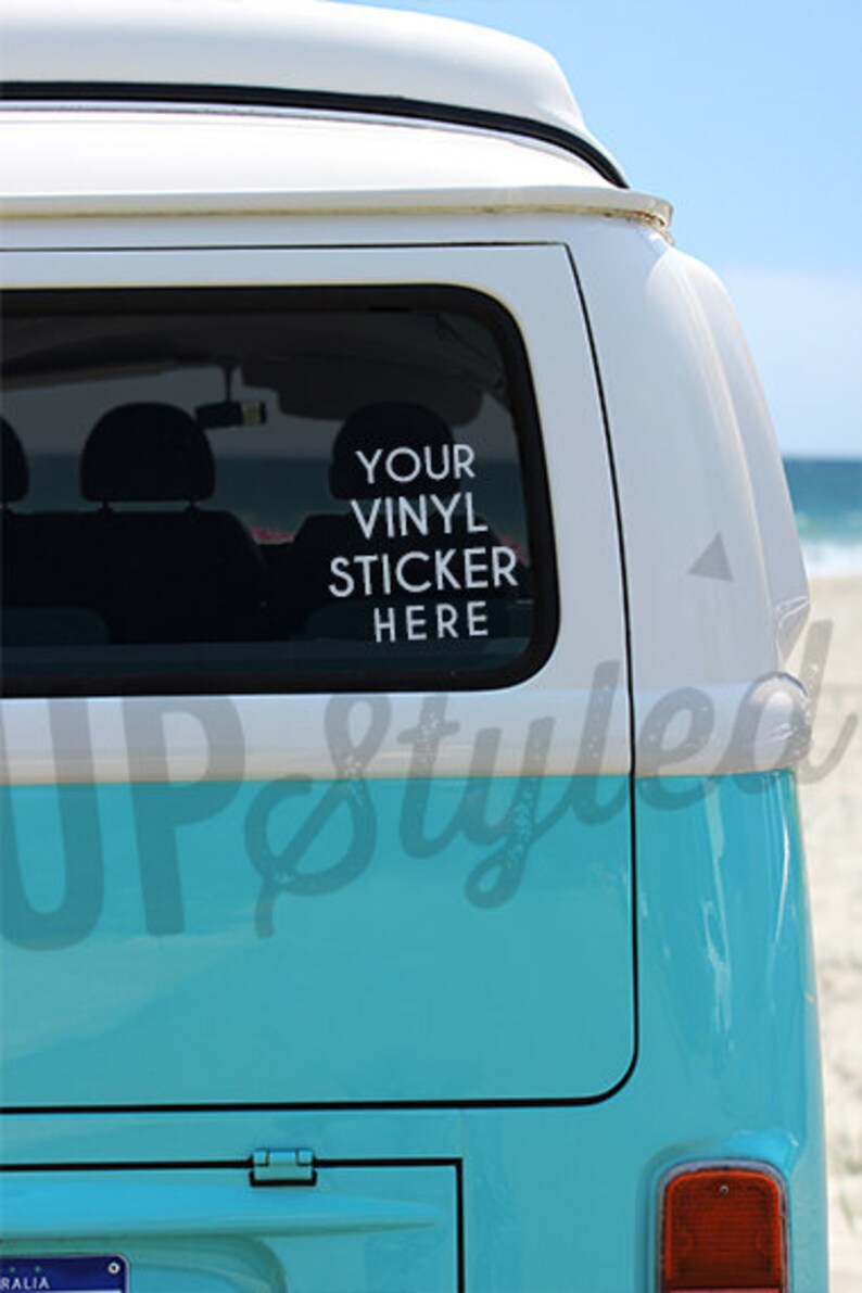 Car Window Sticker Photo Mock up Vinyl Sticker for Vehicle - Etsy