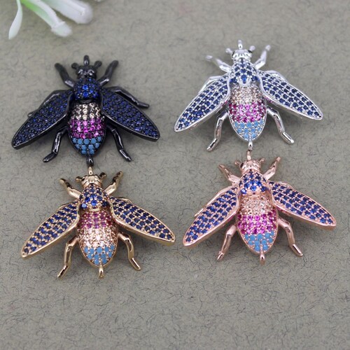 10pcs Metal Copper Cubic Zirconia Insect Ant Connector - Etsy