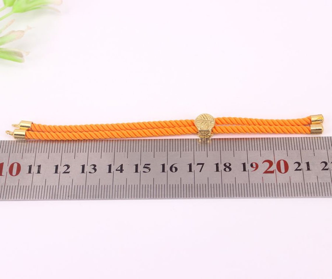 10-20pcs Mix Color Charm Cotton Rope Braceletadjustable - Etsy