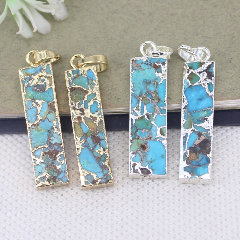 Rectangle Pendant - Etsy