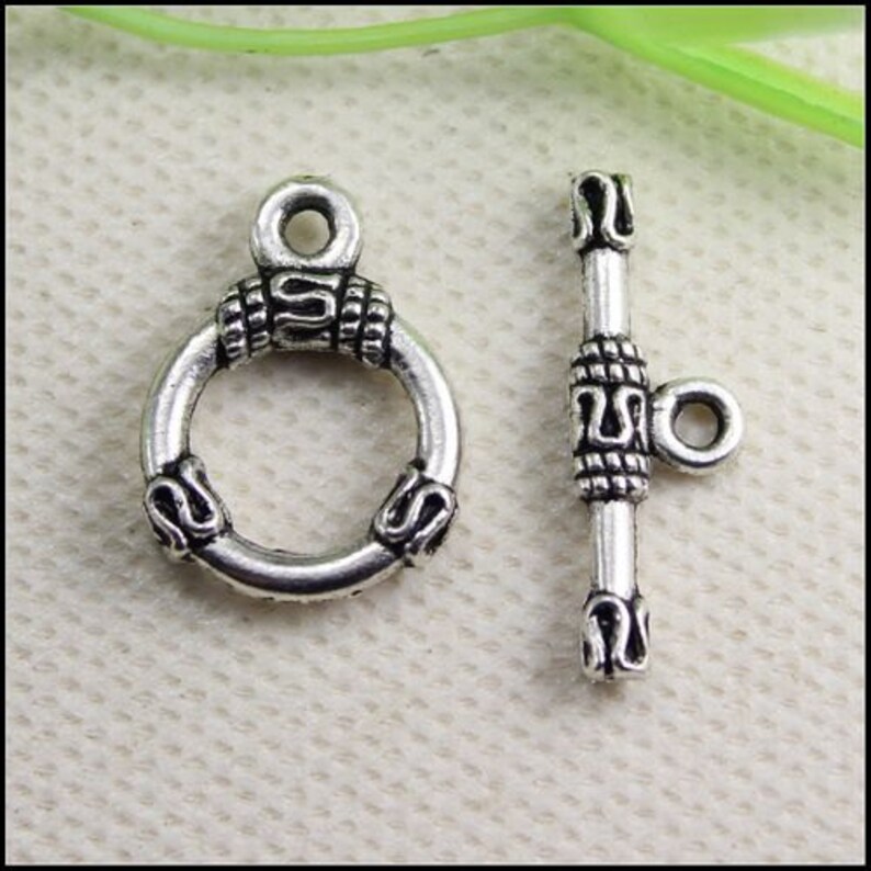 50 Set Antique Silver Plated Metal Leather Clasps Buckle | Etsy