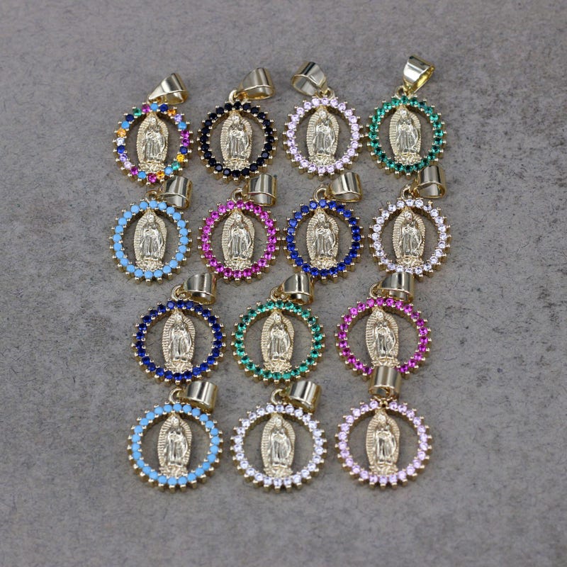 Virgin Mary Necklace Goth - Etsy