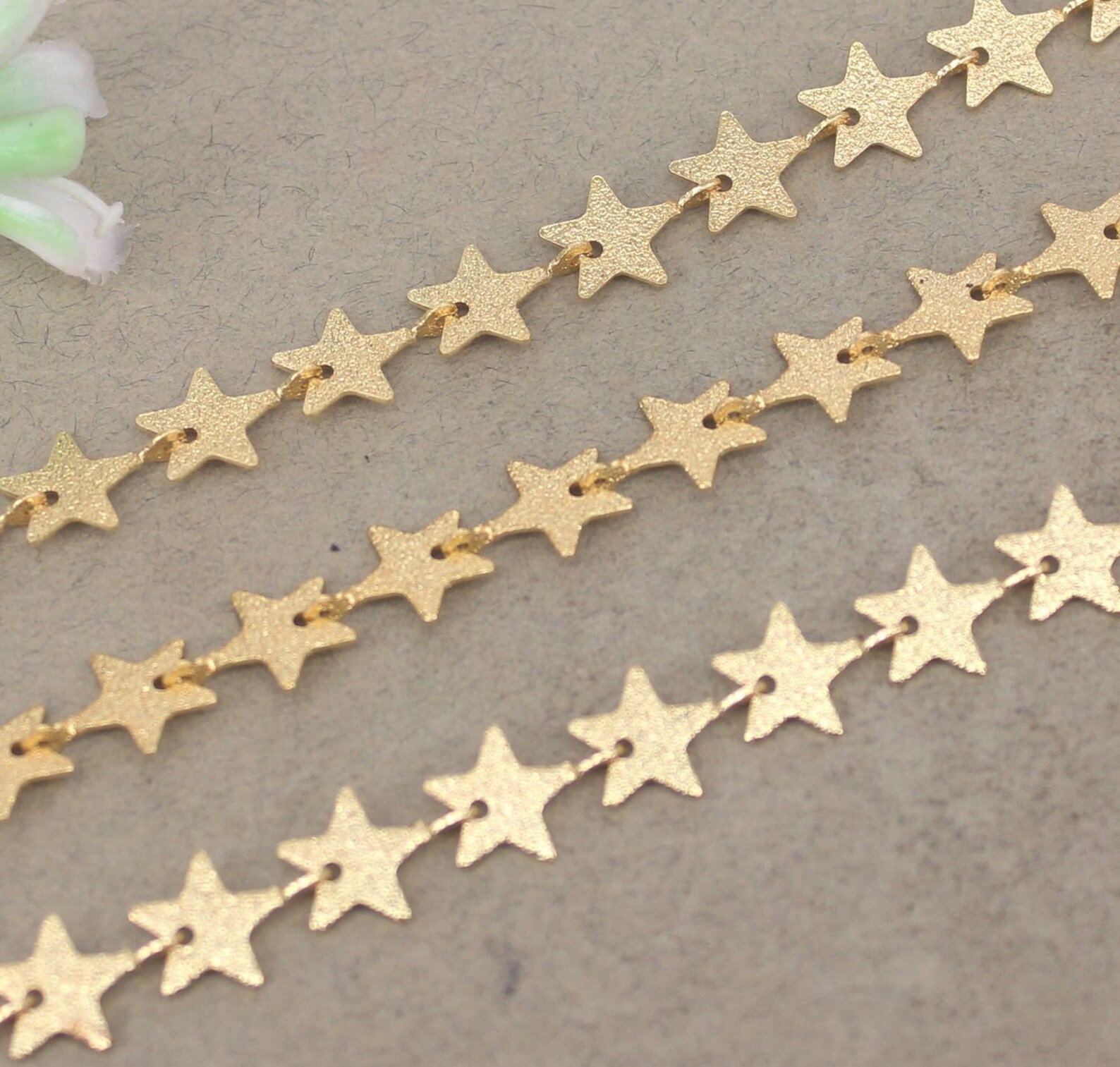 1/3/5 Meter Gold Metal Star Chainheart Chain for Jewelry | Etsy