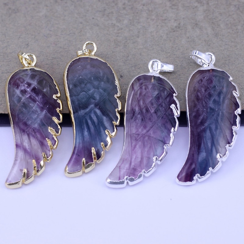 Angel Wing Pendant - Etsy