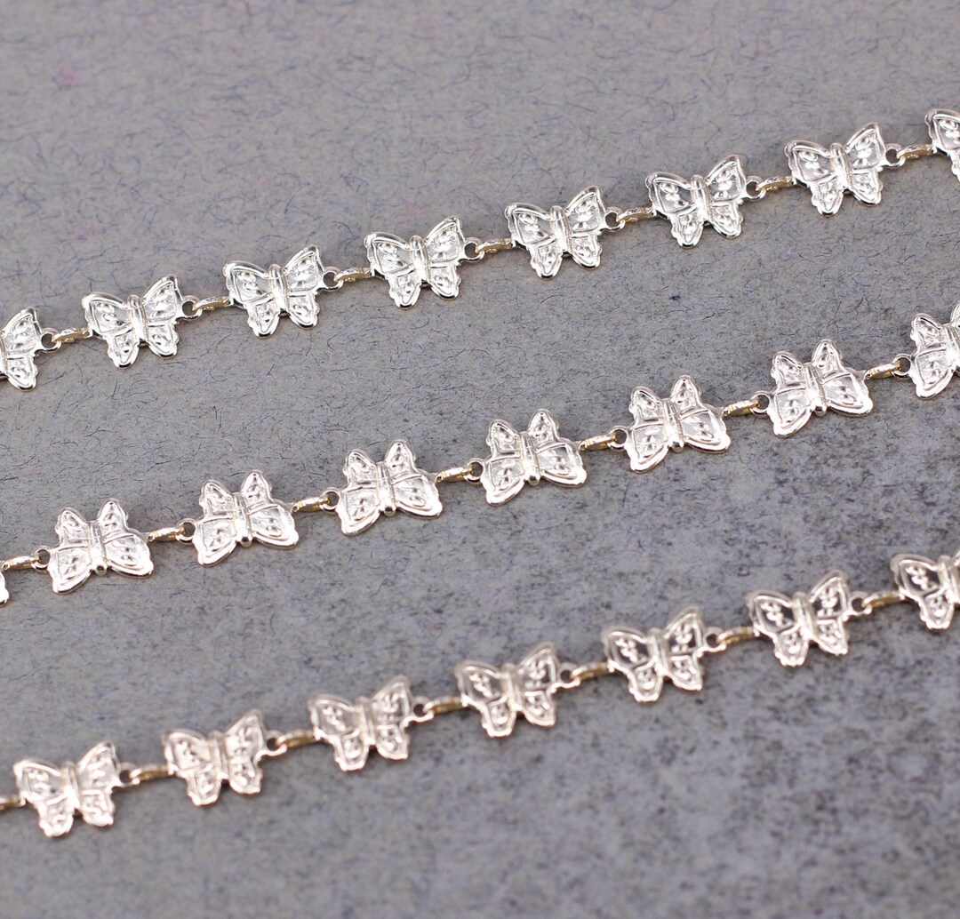 3/5 Meter Gold Plated Butterfly Link Chain, Brass Chain for Jewelry ...