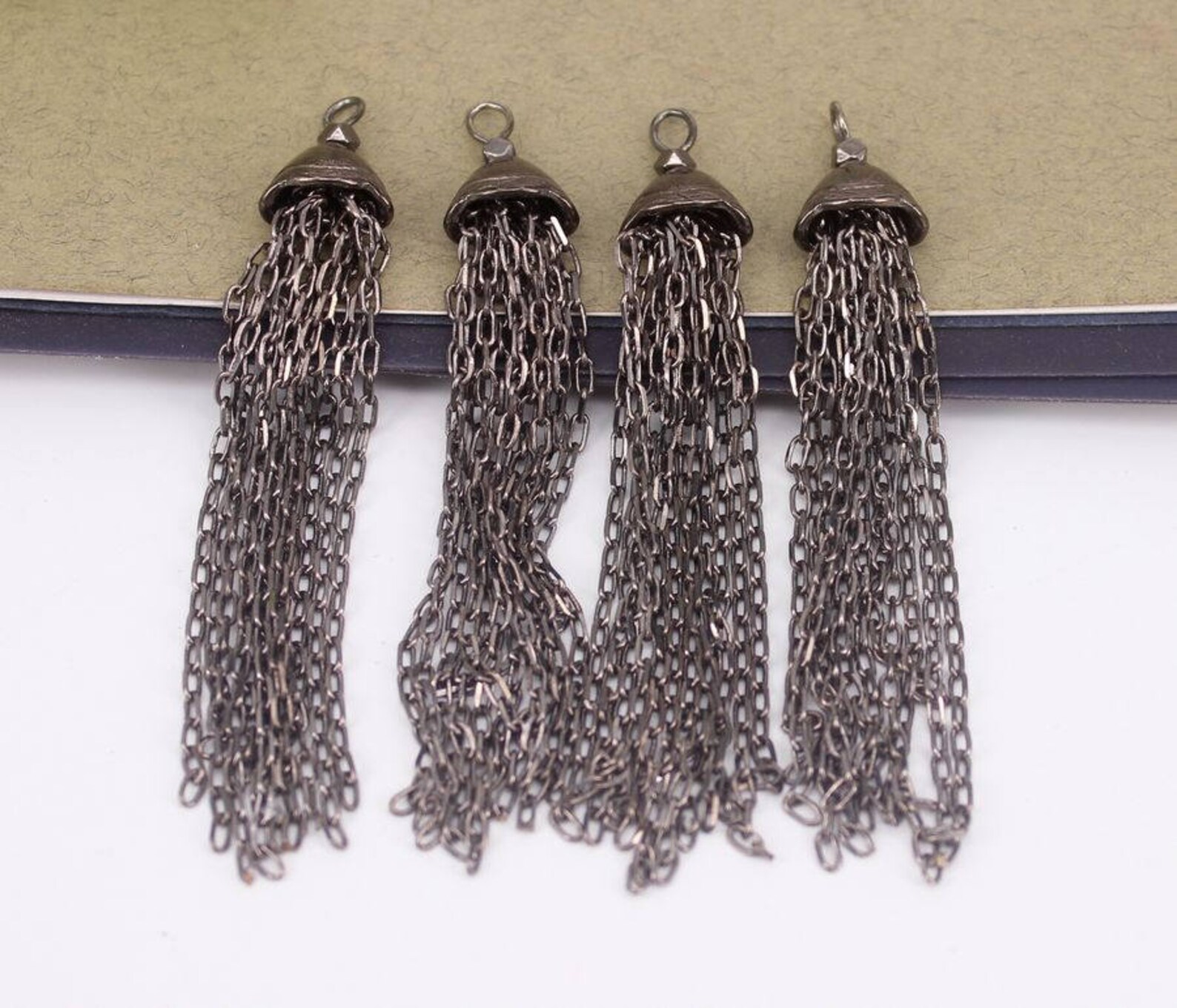 20-40pcs Charms Metal Tassels Jewelry Tasselsmix Color Chain - Etsy