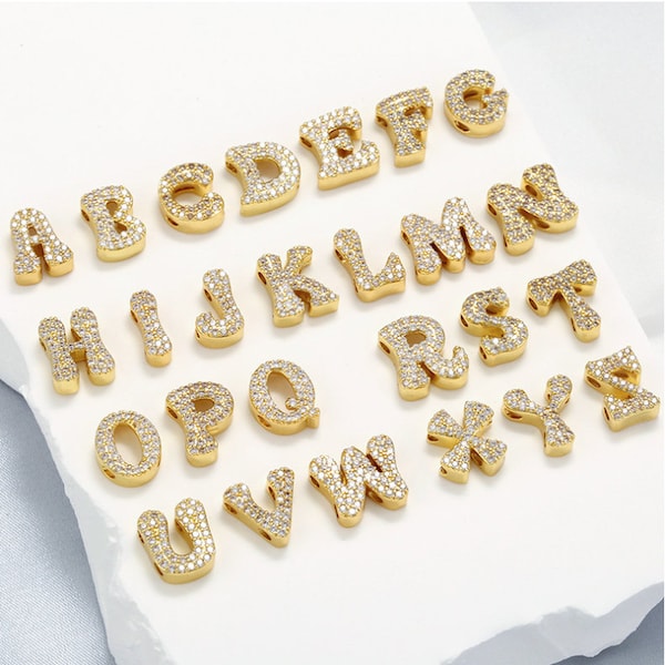 Alphabet Charms - Etsy