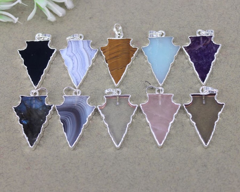 5pcs Natural Agate Amethyst Quartz Tiger Eye Amazon - Etsy