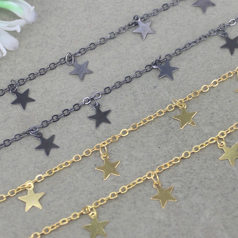 Star Chain Jewelry - Etsy