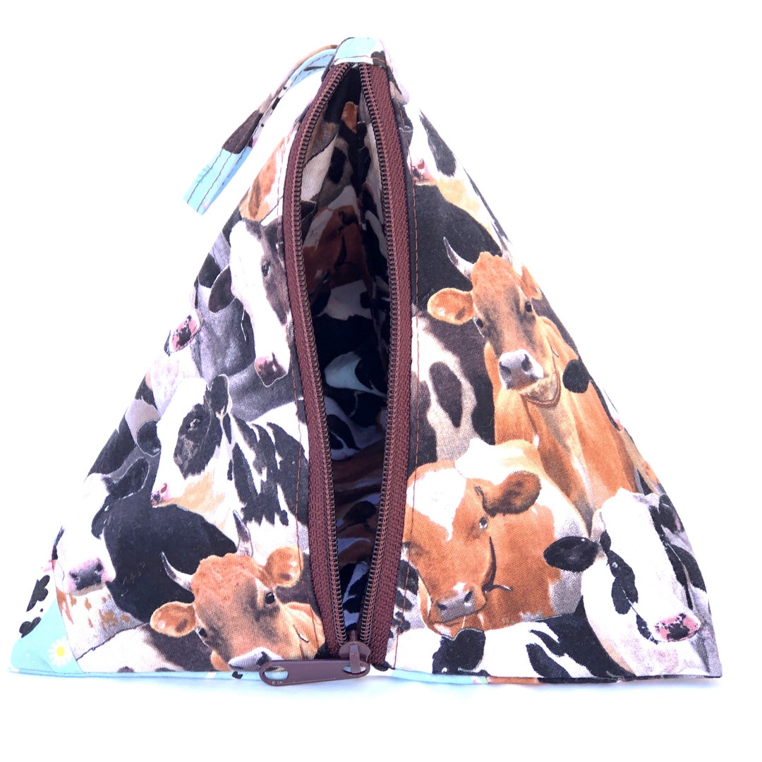 Triangle Zipper Pouch Pyramid Zipper Bag Tetra Accessories - Etsy